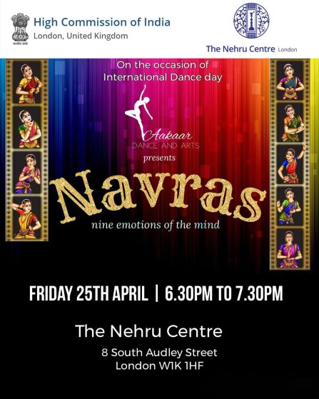 NAVRAS: CELEBRATING NINE EMOTIONS OF MIND AT THE NEHRU CENTRE, LONDON ...